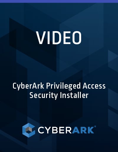 CyberArk Privileged Access Security Installer | CyberArk
