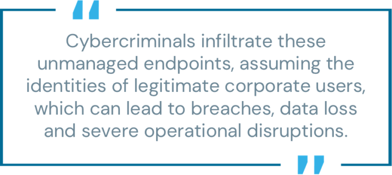 Proactive Identity Security: Addressing Unmanaged Endpoint Risks